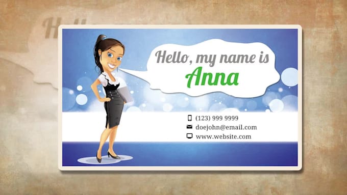 Create a character business card by Bacosca | Fiverr