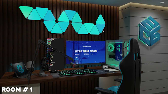 Design 3d animated starting soon kick and twitch overlays by Cg_zeshan ...