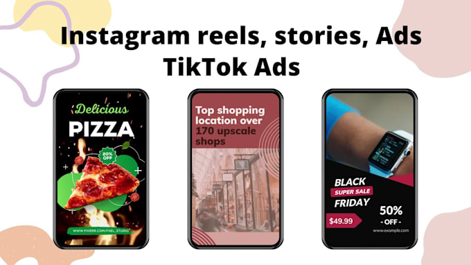 Create professional instagram reels, ads or tik toks by Fxel_studio | Fiverr