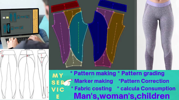 Make a cad sewing pattern for garments by Saidurrahman85 | Fiverr