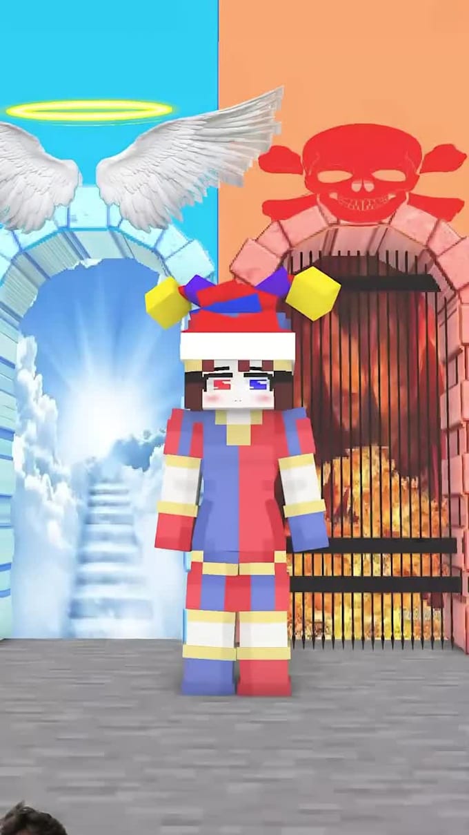 Create 3d minecraft intro, cinematic, roleplay, short music video ...