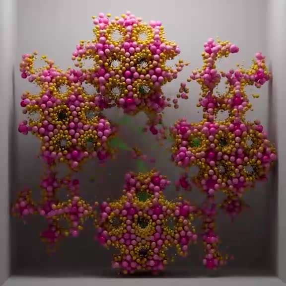 4k 3d abstract animation 3d loop animation motion graphics houdini gif ...