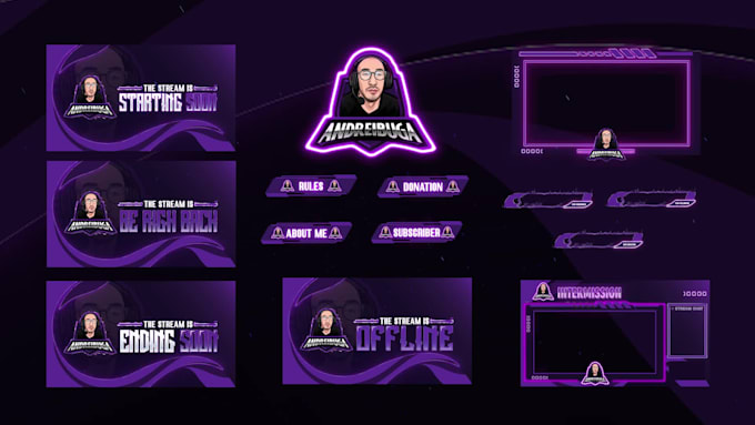Design an animated overlay by Juanandaaa | Fiverr