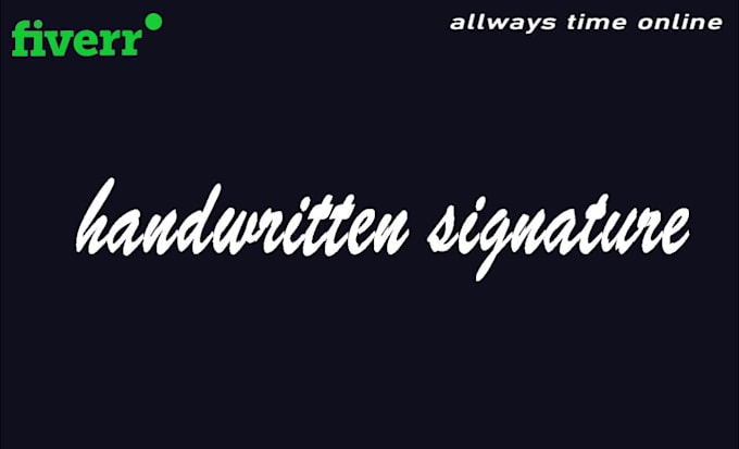Design your handwriting signature style logo text animation, gif maker ...