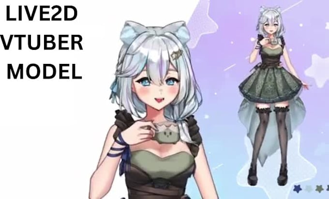 Draw and rig 2d vtuber model, vtuber rigging, anime vtuber, live2d ...