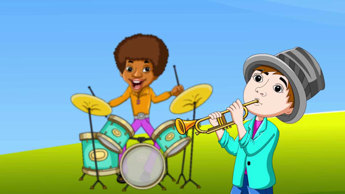 Do 2d kids character animation 2d funny kids video 2d cartoon animation ...