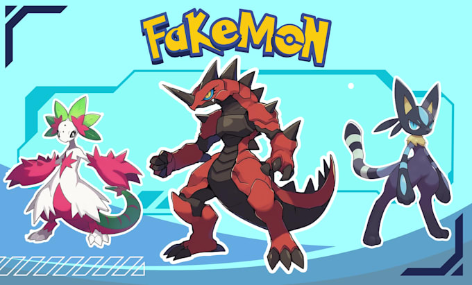 Draw custom fakemon or pokemon for you by Bumblemaco | Fiverr