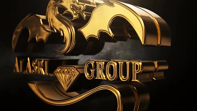 Create dark gold silver 3d metallic logo intro animation by Devi_wp ...