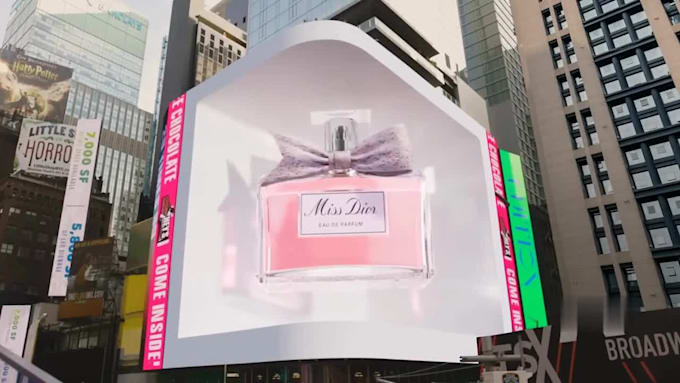 Create 3d billboard, dooh, fooh, teaser, 3d animation, cgi vfx ads ...