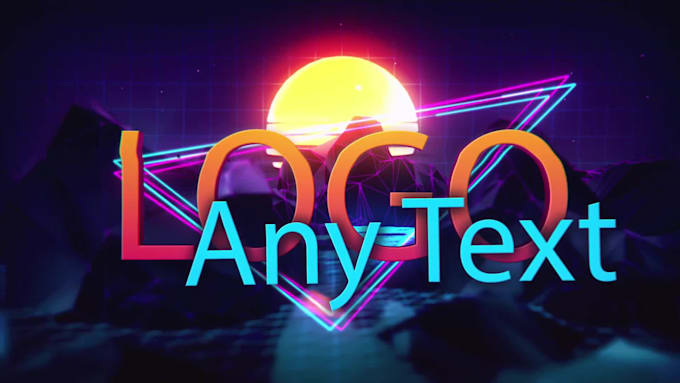 A make neon 80s retro animation video intro by Paphosa | Fiverr