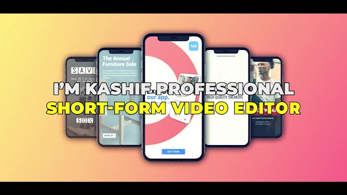Be your short form video editor by Kashifkhoso | Fiverr
