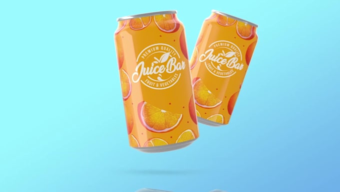 Do 3d water, fluid, liquid, 3d animation for energy drink, soda ...