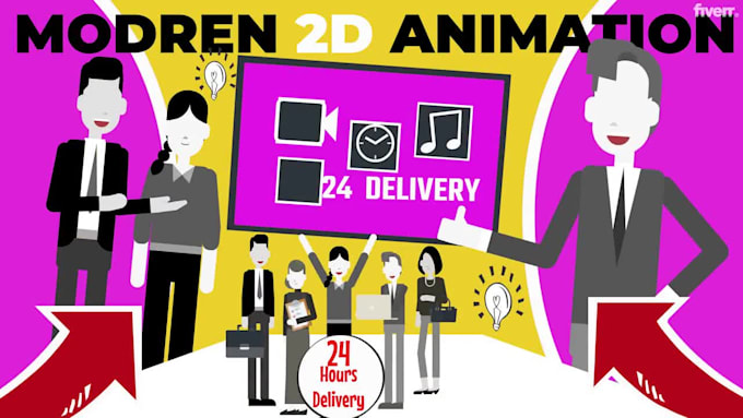 Create captivating modern 2d animated videos in 2 hrs by Abbasgohr | Fiverr