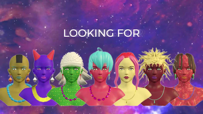 Design a stunning 3d nft character model by Inzent | Fiverr