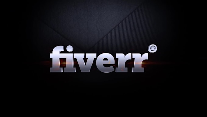 Create amazing logo animation 4k available by Vfxproz | Fiverr