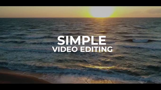 Do simple video editing by Assureal | Fiverr