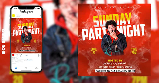 Do club, party, cover artwork, concert, motion event flyer by Harsh98k ...