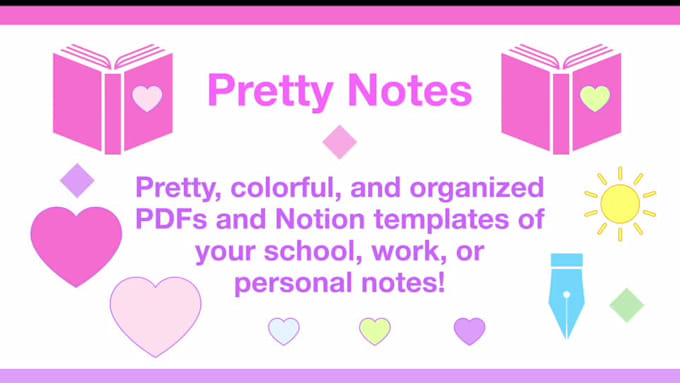 Turn your messy notes into pretty pdfs and notion templates by Pretty ...