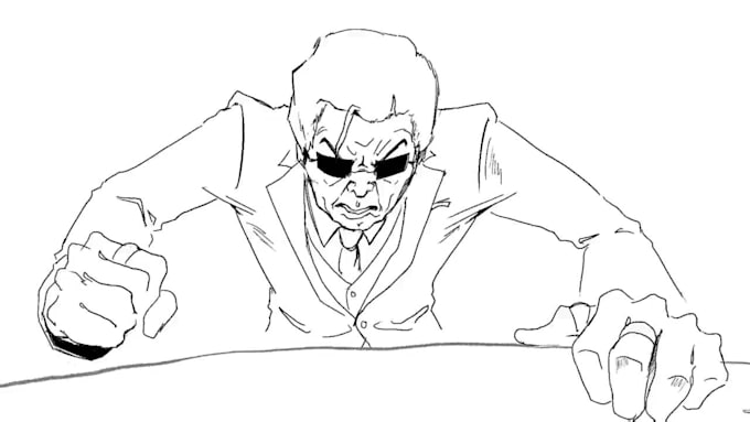 Make 2d frame by frame, line art, frame by frame animation, 2d ...