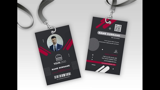 Do professional id cards, company id cards design, student cards, by ...
