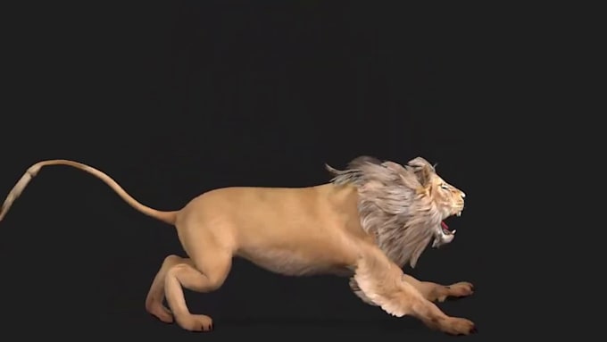 Make 3d animal model 3d animal animation realistic fur 3d cute animal ...