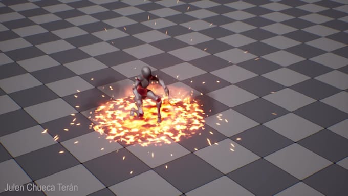 Create unreal engine vfx in niagara particle system, realtime vfx, visual effect by Werney_gura ...