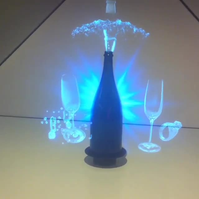 Create holographic animation video 3d hologram logo 3d hologram ...