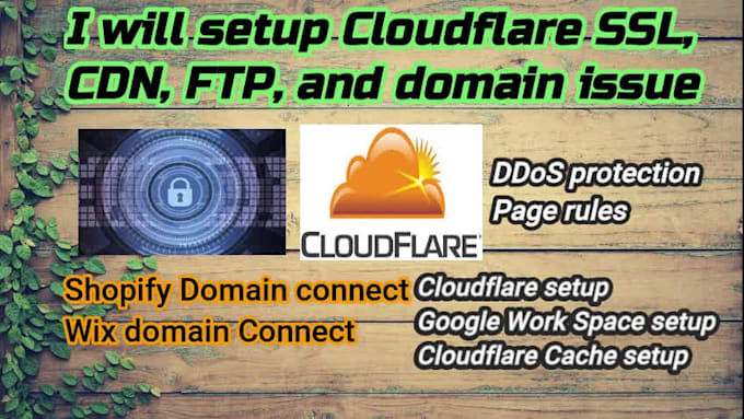 Setup cloudflare ssl, cdn, ddos, domain issues any website by Taif04 | Fiverr
