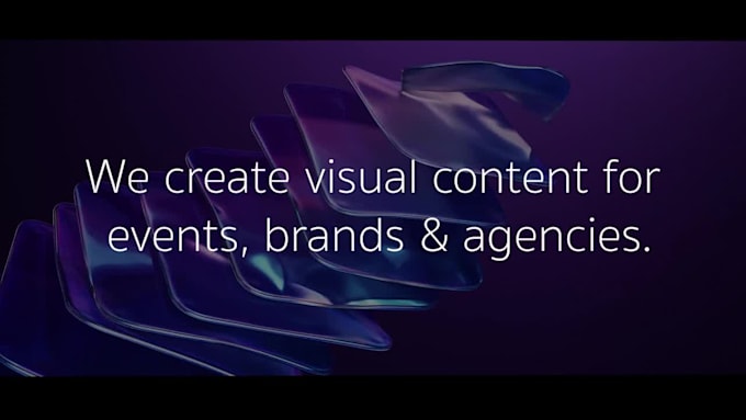 Create av, video, visual content for your event by Eventcontent | Fiverr