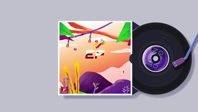 Make animated album cover by Agoesastro | Fiverr