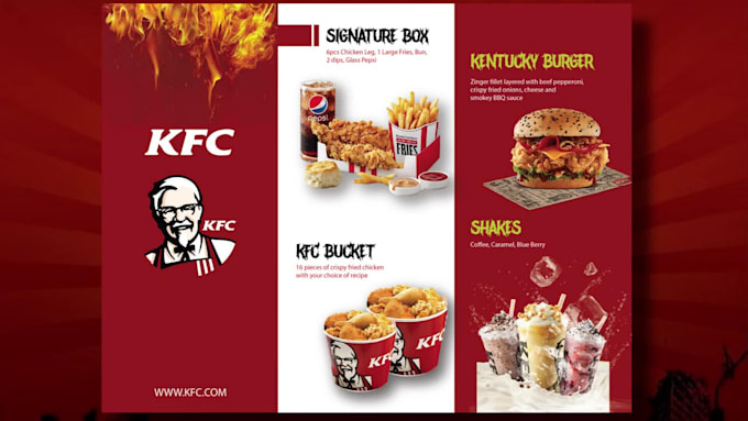 Design creative food flyer, menu card or restaurant menu design by Hnk ...