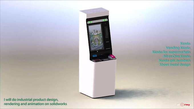 The most beautiful and professional kiosk production design by Lamtang | Fiverr