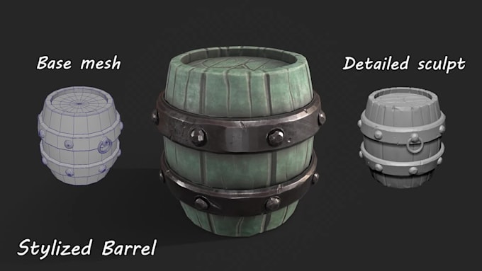 Create 5 to 20 low poly 3d game ready props for games by Xtrimuniverse ...