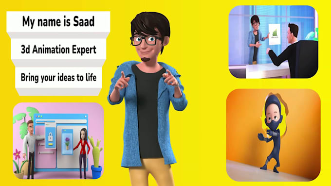 Produce a high quality 3d animated explainer video by Msaad1037 | Fiverr