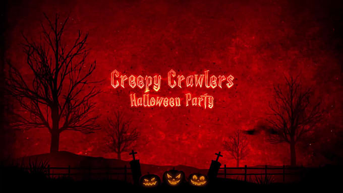 Create scary halloween party invitation video by Lembakreatif | Fiverr