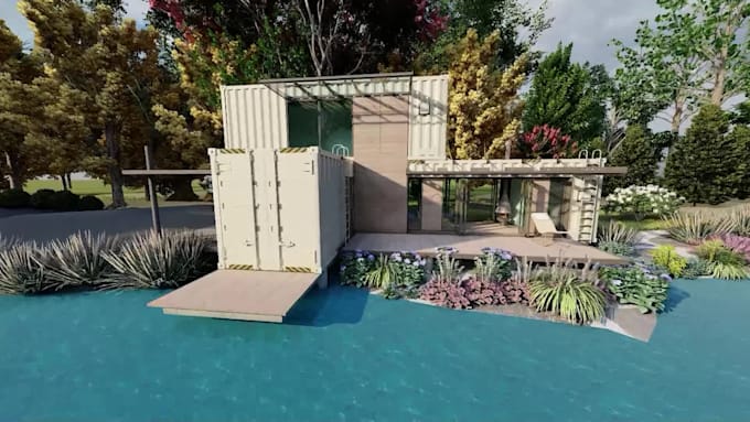 Design or revamp shipping container house restaurant, shop by Designn ...