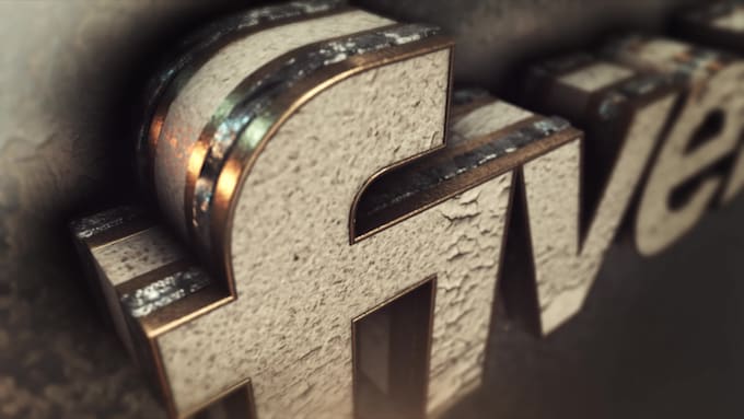 Create 3d logo animation with cinematic effect by Kasun_tharaka | Fiverr