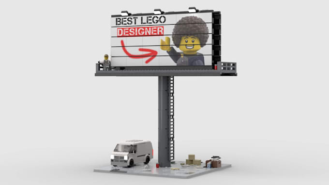 Design you a professional lego model with step by step pdf instructions ...