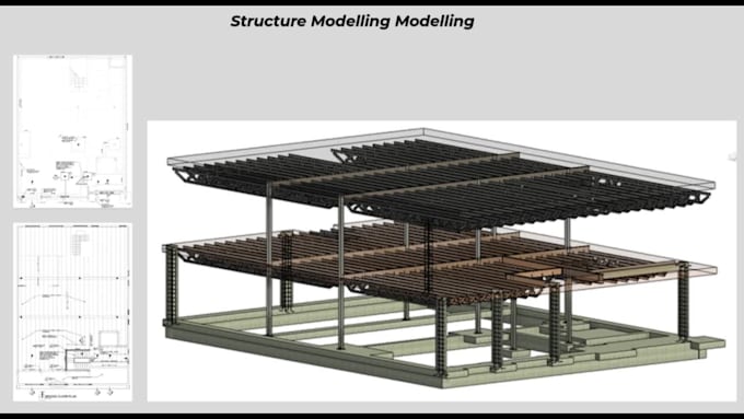 Create 3d bim revit structure model of your project by Muhammadbash579 ...