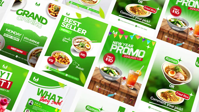 Do food design for your brand by Monocrom_id | Fiverr