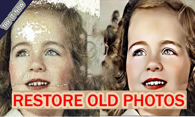 Restore retouch edit fix repair recover colorize enhance old photos by ...