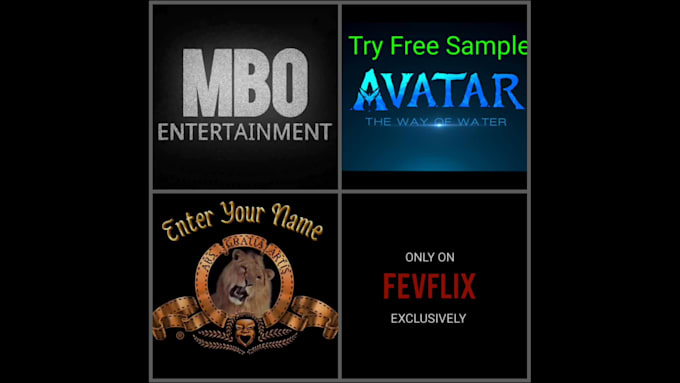 Make avatar mgm netflix hbo movie video intro for youtube by ...