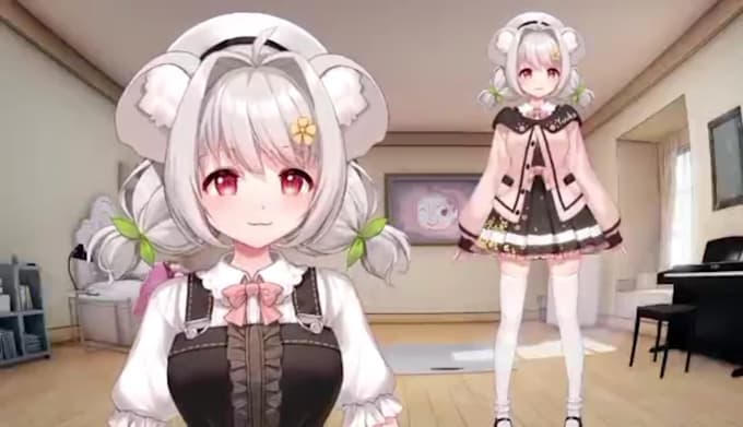 Design and rig live2d model live 2d vtuber model 2d vtuber model vtuber ...