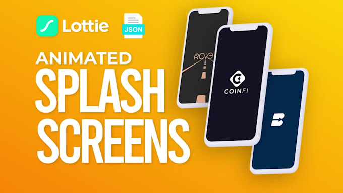 Design animated splash screen for app or website in lottie by Sourabhkokitkar | Fiverr