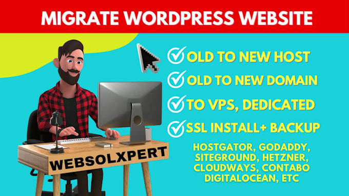 Move or transfer website to new web hosting or vps backup migrate ...