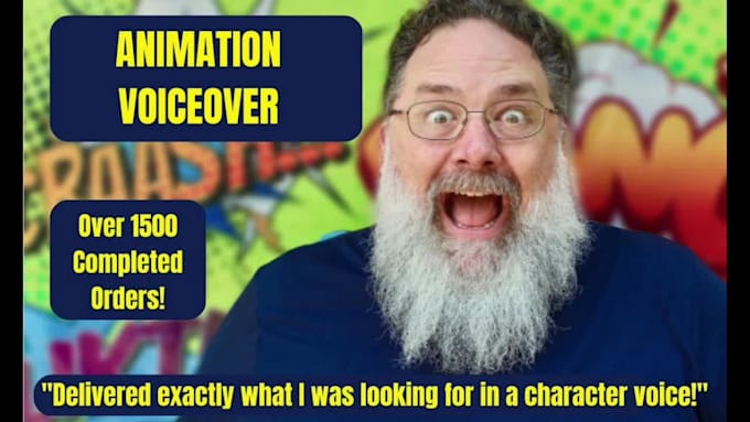 Create a cartoon voice for your animation project by Dummyman | Fiverr