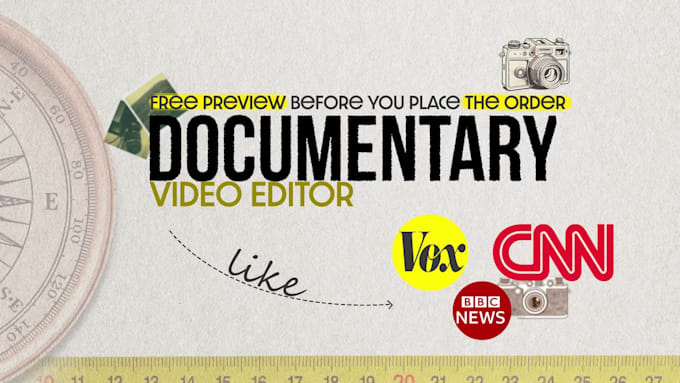 Be your documentary style video editor by Eloirdiedinne | Fiverr