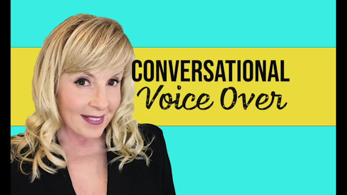 Record a pro conversational american female voice over by ...