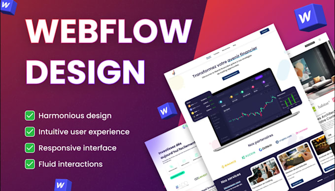 Design or redesign your website or landing page on webflow by Steve_lvmh | Fiverr
