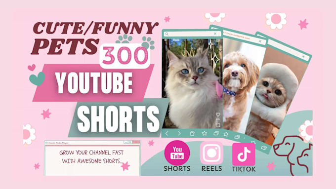 Create 300 attractive youtube shorts and ig reels of pets by Zoe_editz | Fiverr